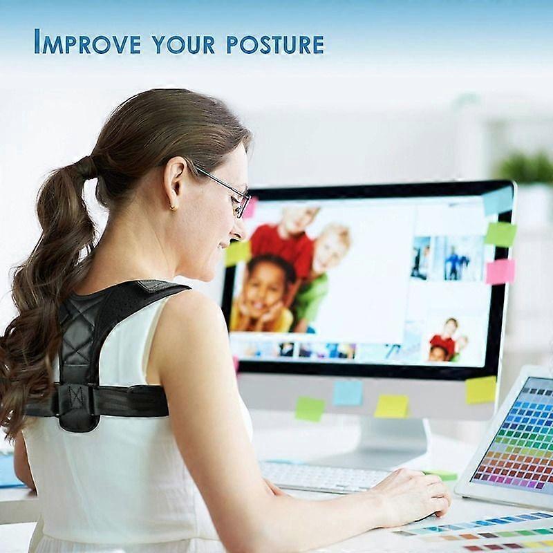 Adjustable Clavicle Posture Corrector Men Woemen Upper Back Brace ...
