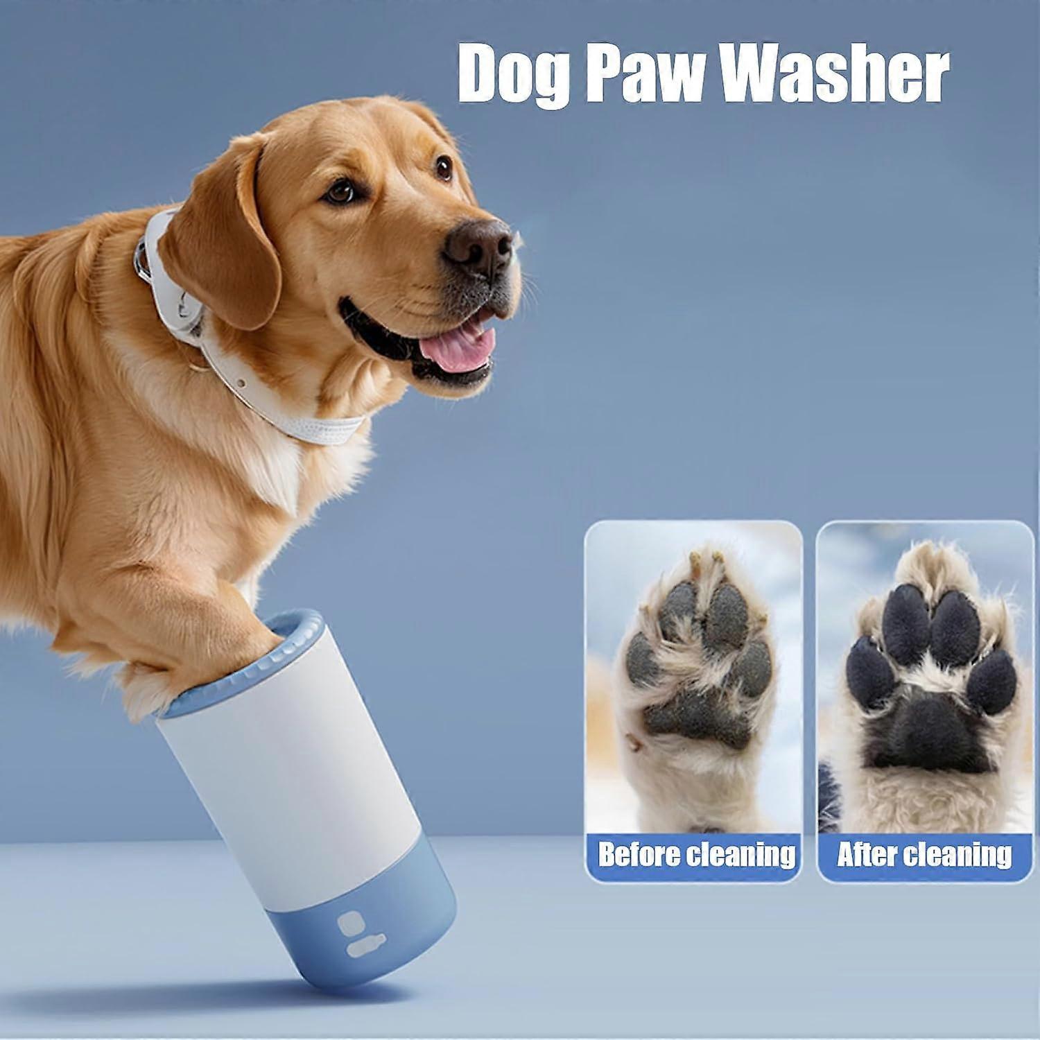 Dog Paw Cleaner Automatic Electric Muddy Pet Foot Washer For Dogs And ...