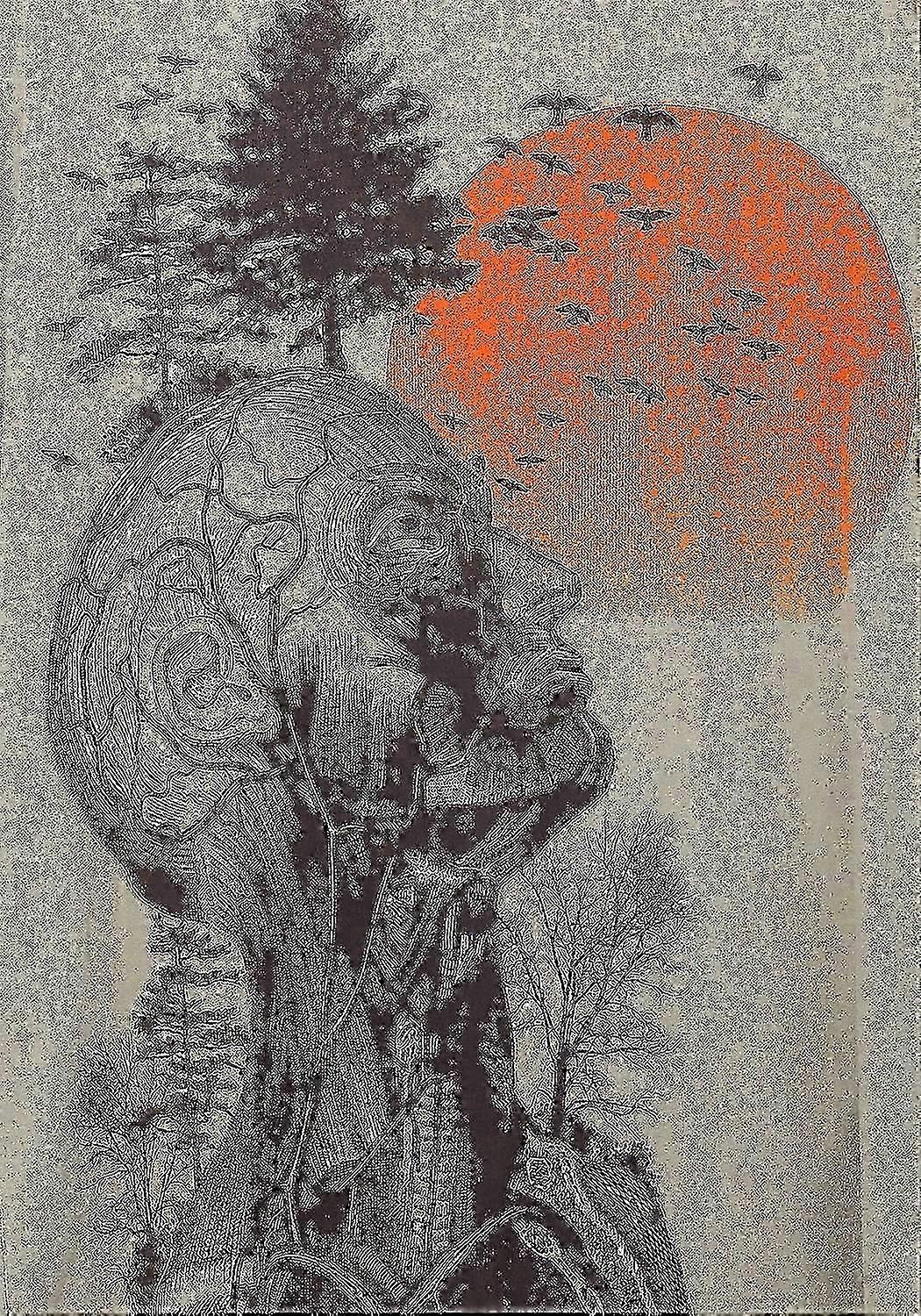 Cotton Blend T-Shirt for Men, Human Tree Print for Casual Hangover Wear ...