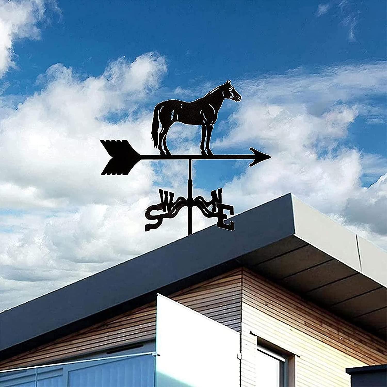 Metal Weathervane Outdoor Stainless Steel Weather Vane Yard Wind Vane ...