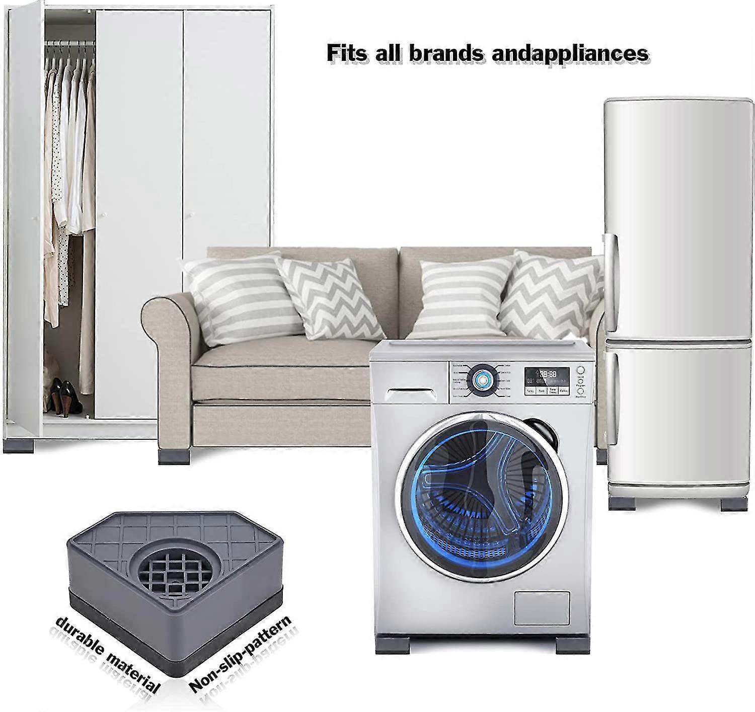 Anti Vibration Pads For Washing Machine, 4 Pcs Washer Dryer Shock And ...