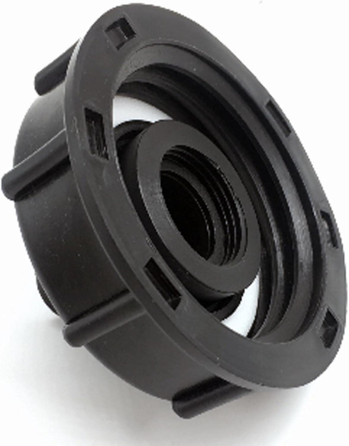 Highly practical2 Pieces IBC Tank Cap, S60x6 IBC Fitting/Nipple Plug, 1 ...