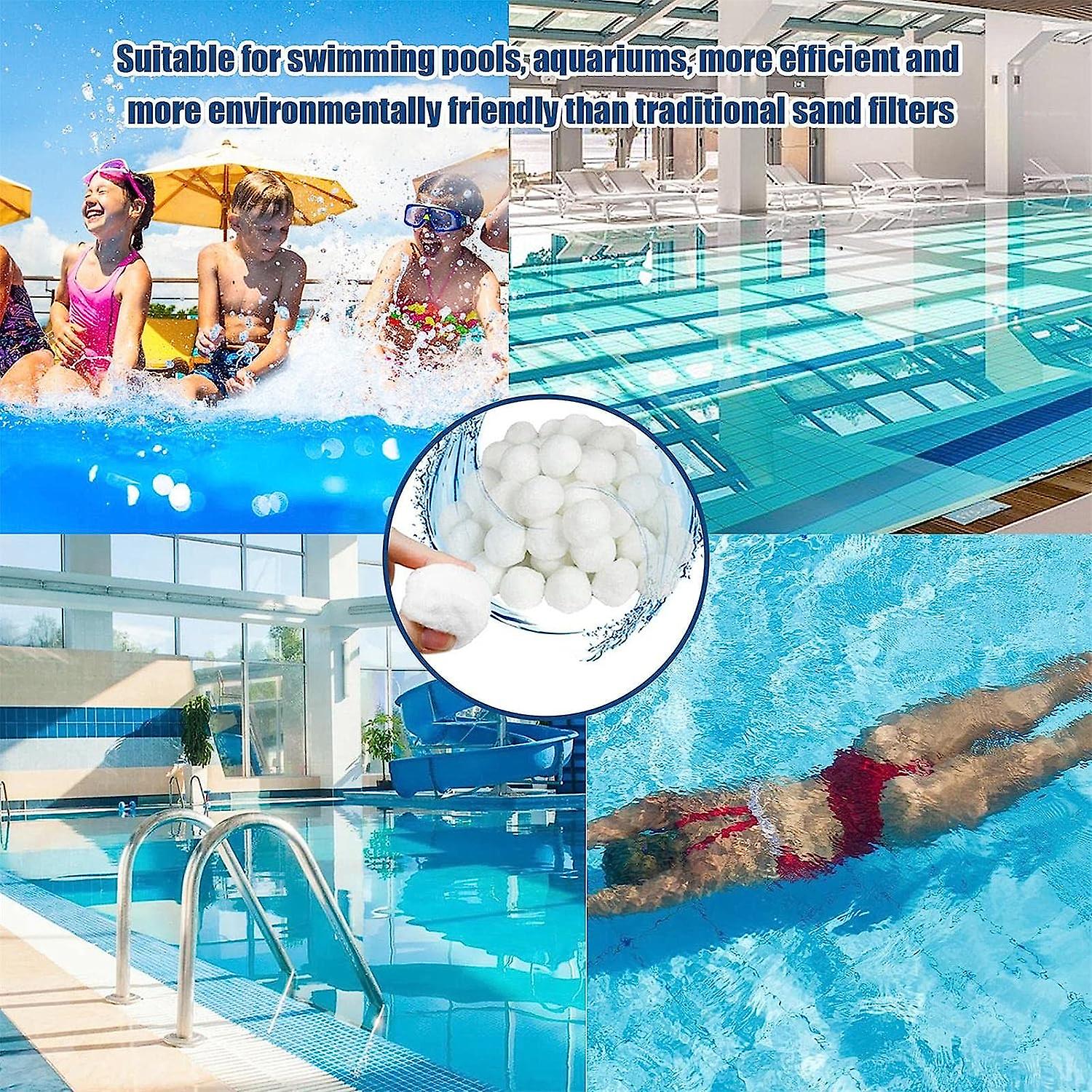 Pool Filter Balls, Oil Absorbing Sponge Scum Sponge For Swimming Pool ...