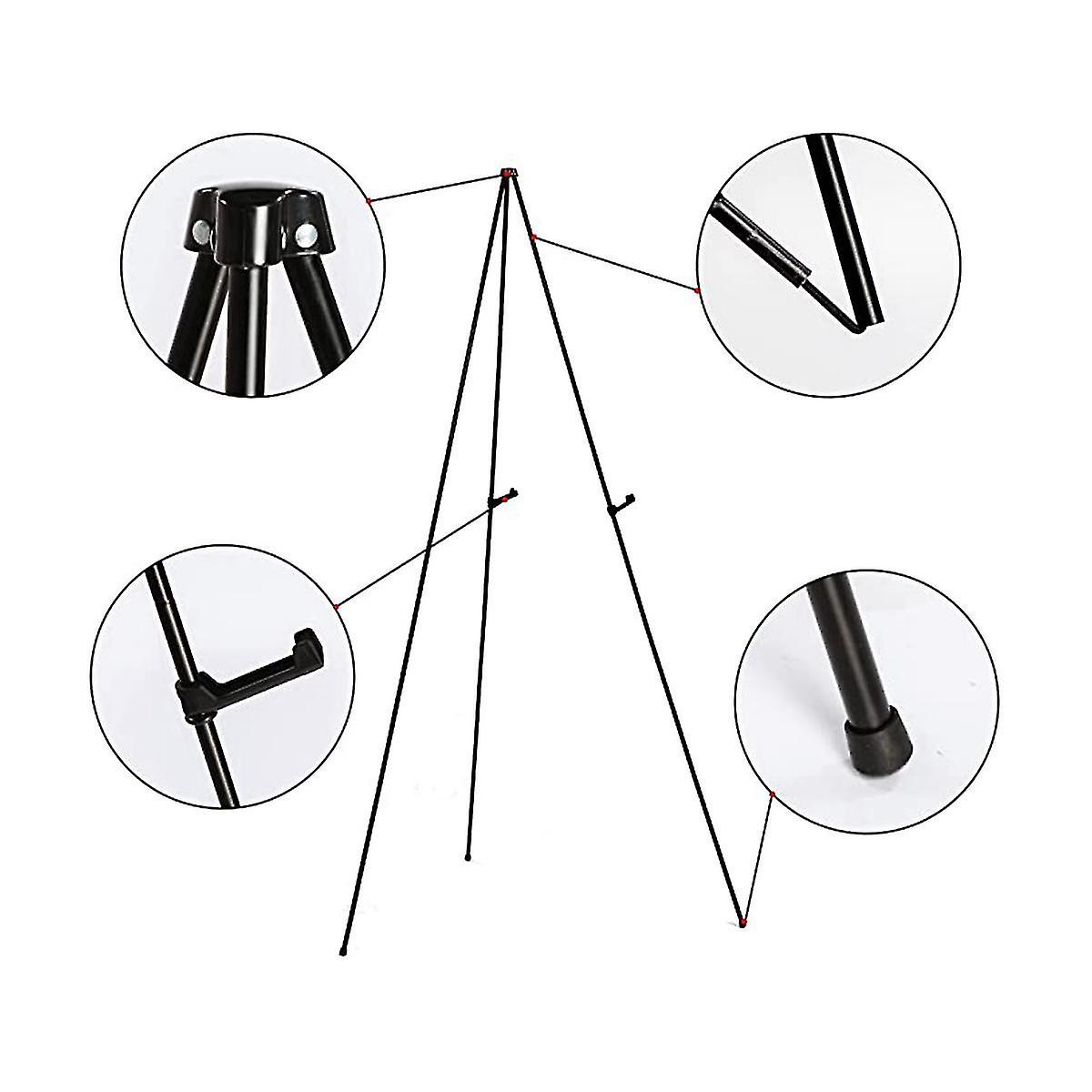 2 pakke bryllupsskilt display med taske foldbar bærbar stativ justerbar ...