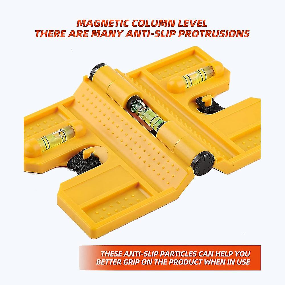 Magnetic Post Level, Folding Magnetic Post Level With Elastic Loop For ...