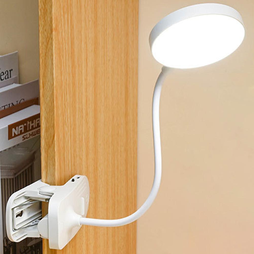 Round/squared Led Table Lamp With Clip Desktop/clip-mounted/wall ...