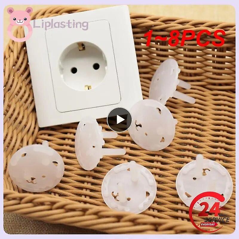1~8PCS Baby Safety Child Electric Socket Outlet Plug Protection ...