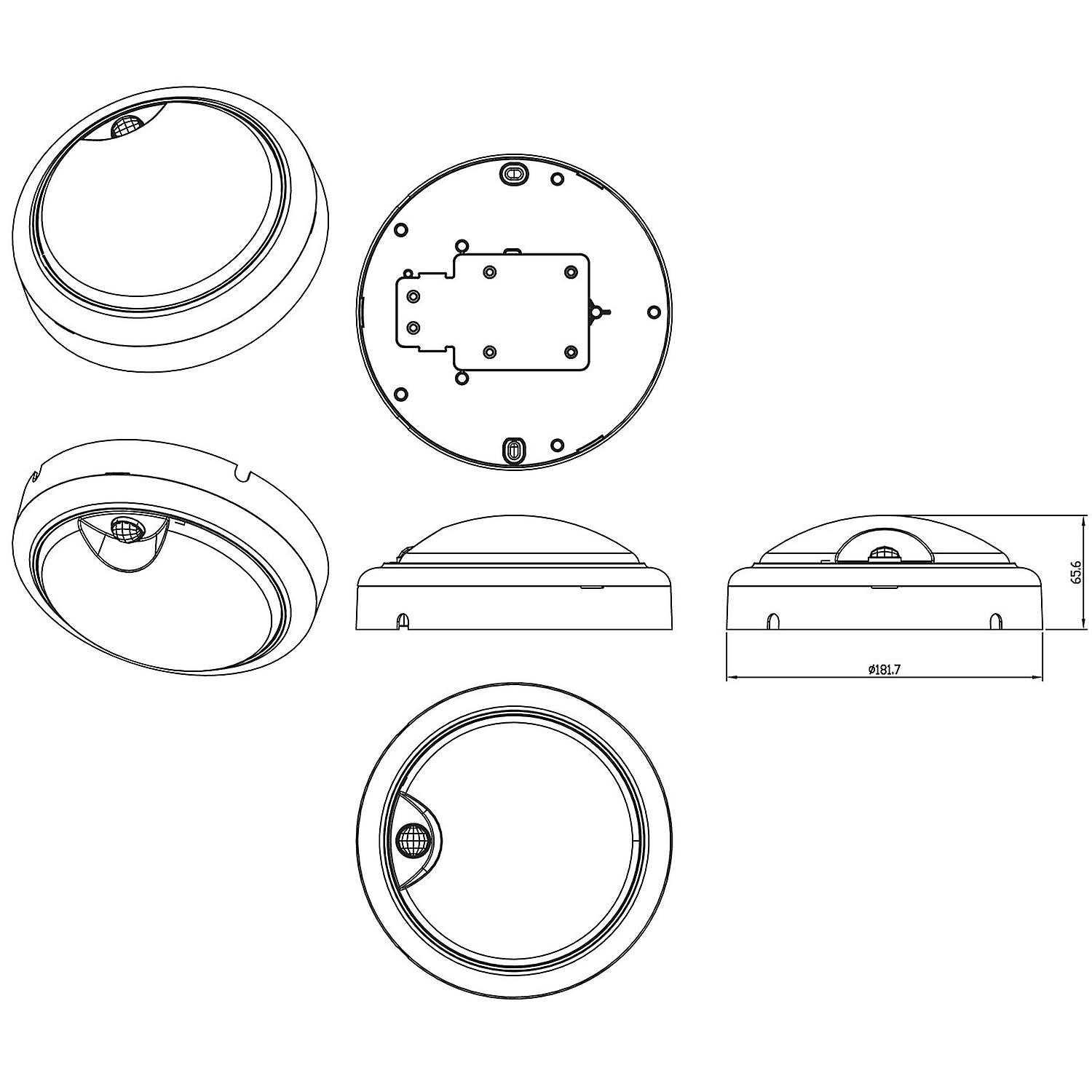 ProjectLine Vägglampa 15W 1400lm IP54 Sensor | Fruugo UK
