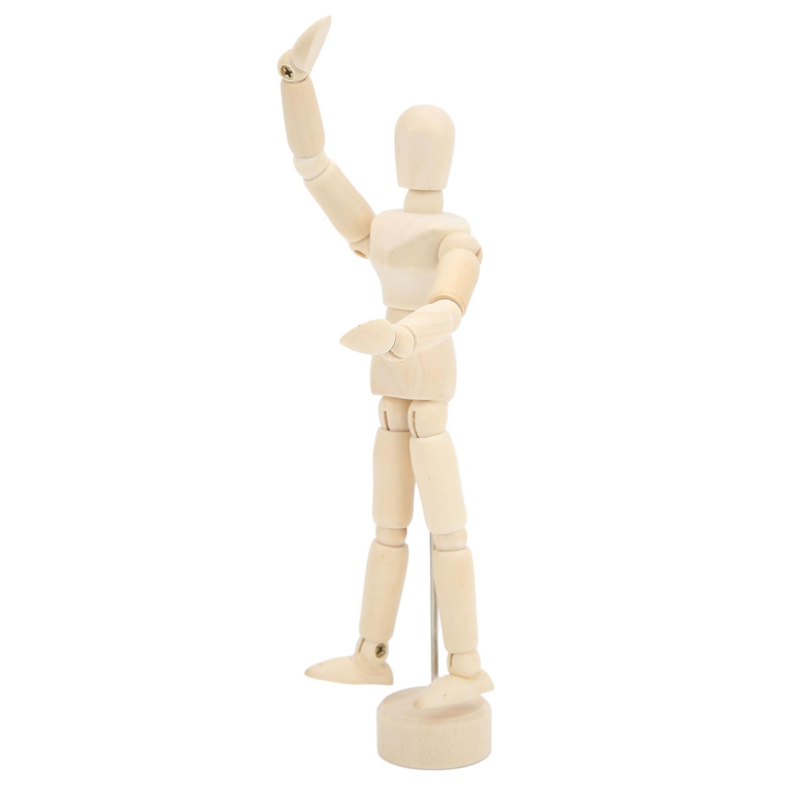 Wooden Mannequin 14 Rotatable Joint Drawing Mannequin Human Body ...