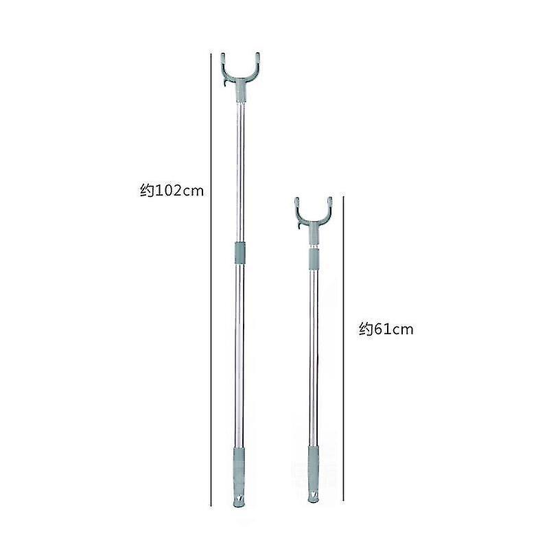 Generic Retractable Clothes Pole Telescoping Long Reach Sticks ...