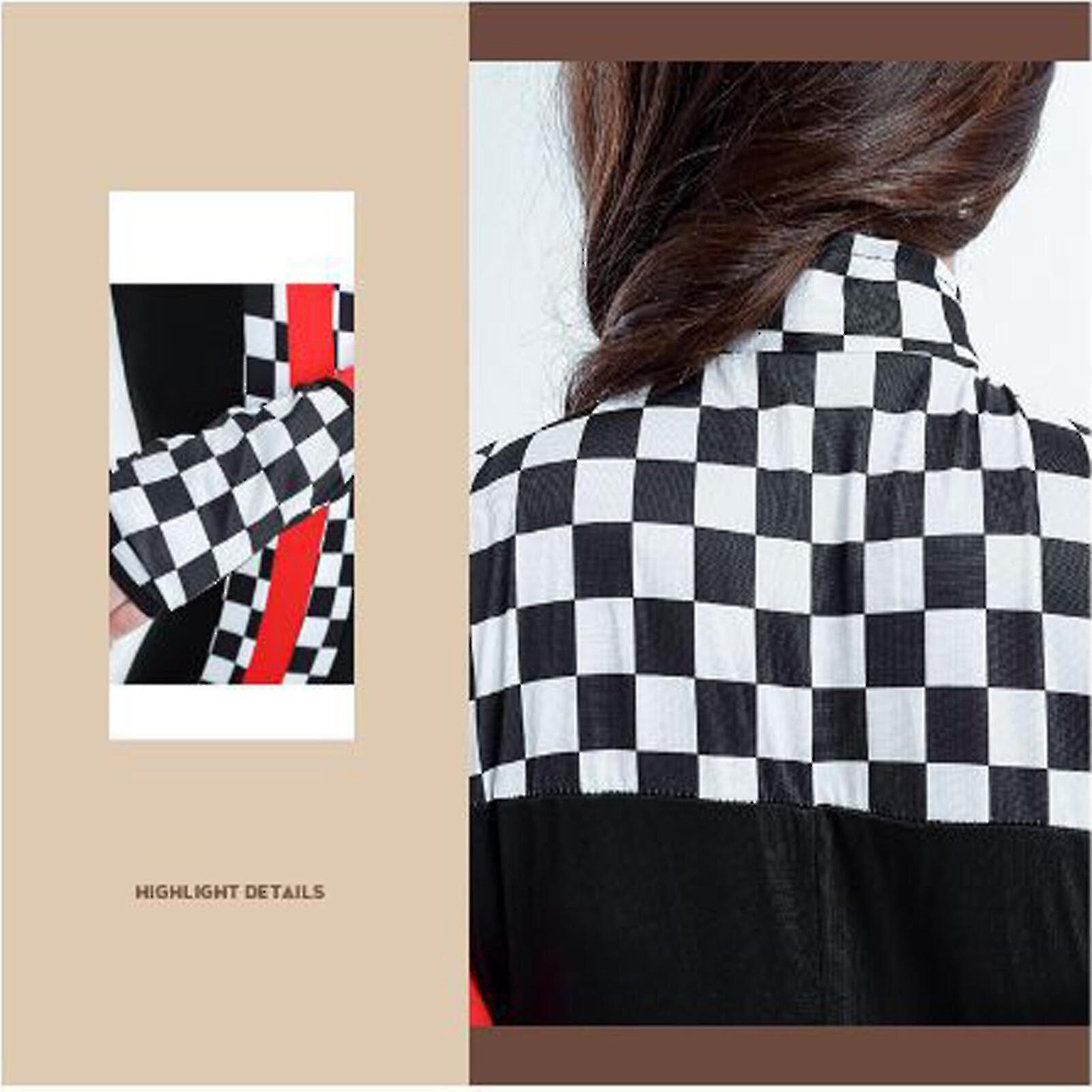 Womens Racing Costume Miss Racer Sport Driver Super Car Grid Girl ...