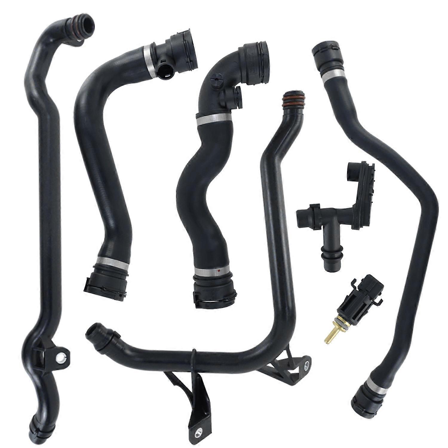 BMW E46 Radiator Hose & Expansion Tank Kit - 7 Pcs (323 325 328 330 ...