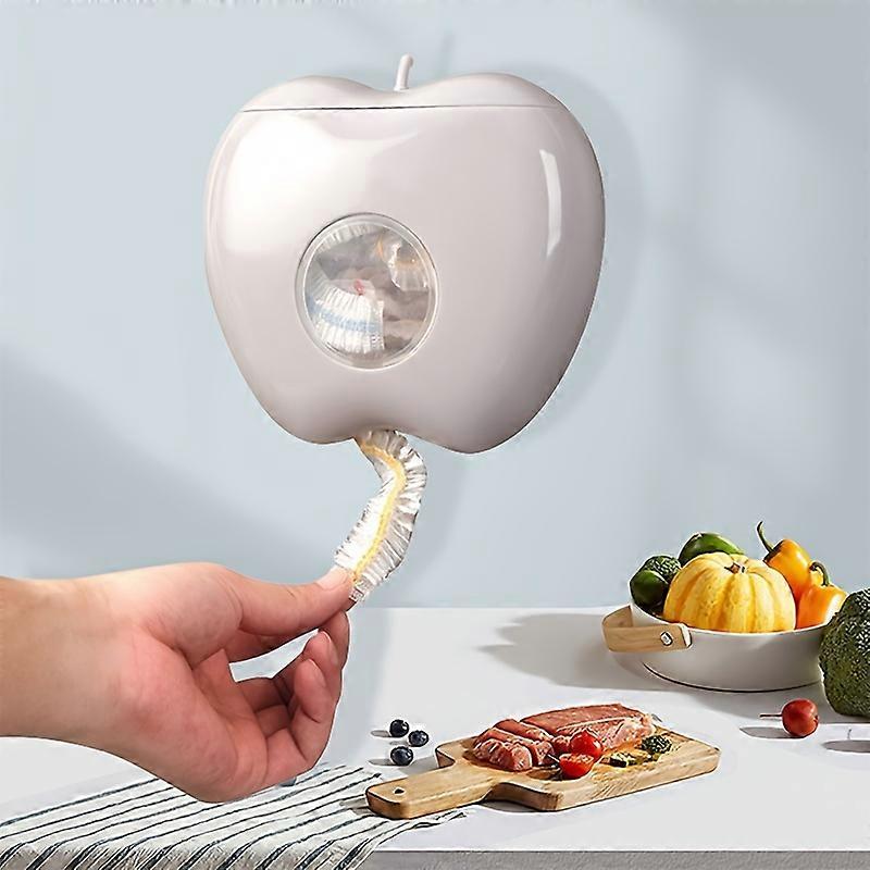 Wall-Mounted Apple-Shaped Plastic Bag Dispenser - Classic Style Storage ...