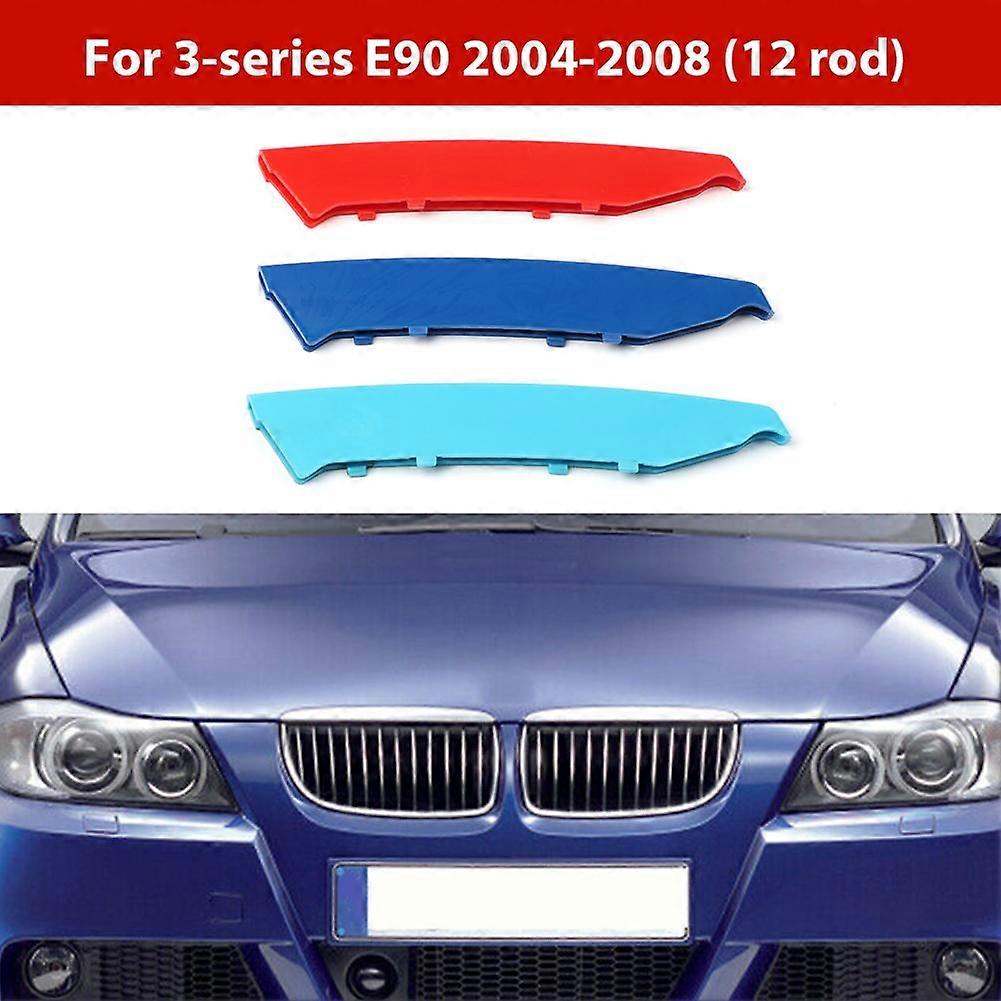 3pcs/set M Color ABS Kidney Grill Bar Grille Covers For BMW 3 5 Series ...