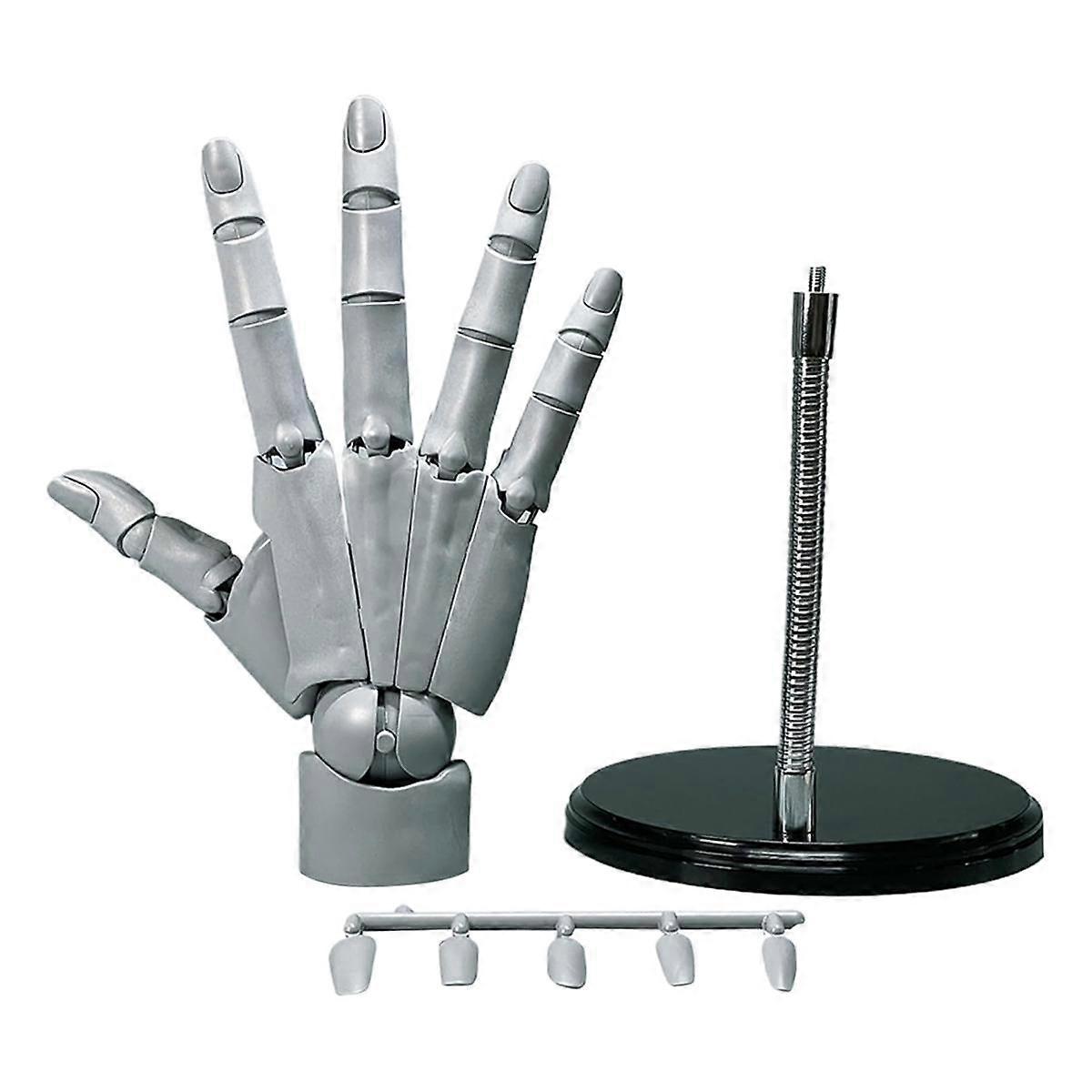Hand Model 1:1 Articulated Mannequin Hand Moveable Joint+Base DIY PVC ...