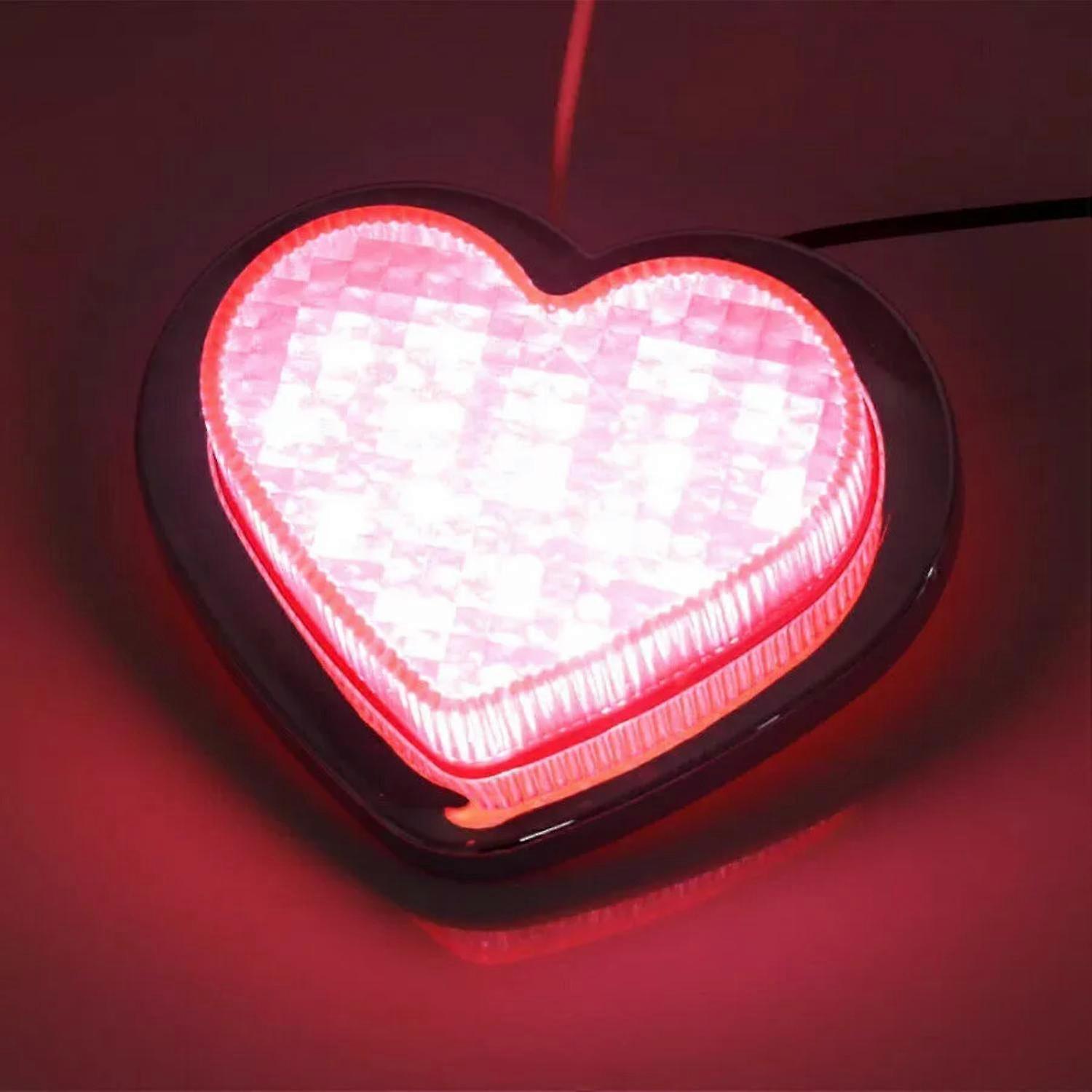2PCS Turn Signal Lights, 12V Heart Shaped LED Light Side Marker ...