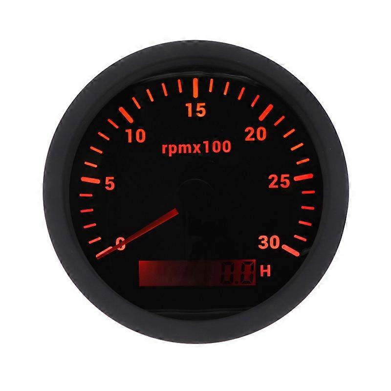 85mm Tachometer 3000 6000 7000 8000 RPM Tacho With 7 Colors Backlight ...