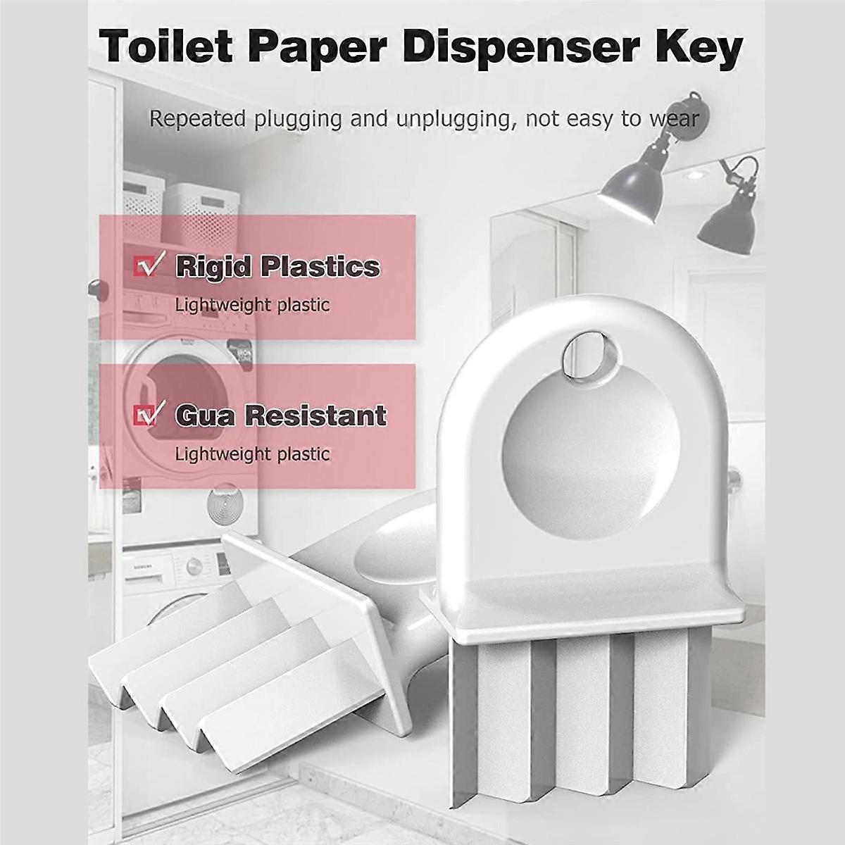 Paper Towel Dispenser Key, 10-Pack Toilet Paper Dispenser Key Universal ...