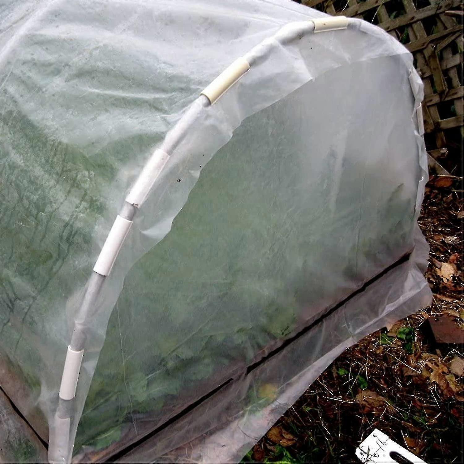 Greenhouse Clamp 20 Pack - (4" Long X 3/4" Wide) - White Pvc Clamps For ...