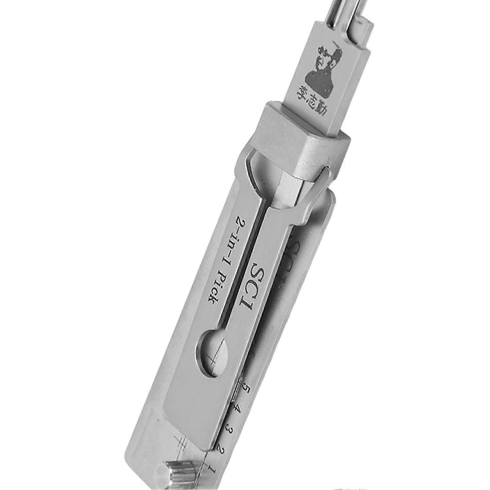 Key Decoder 2 in 1 Stainless Steel Key Pick Up Hook Tool Hardware for ...