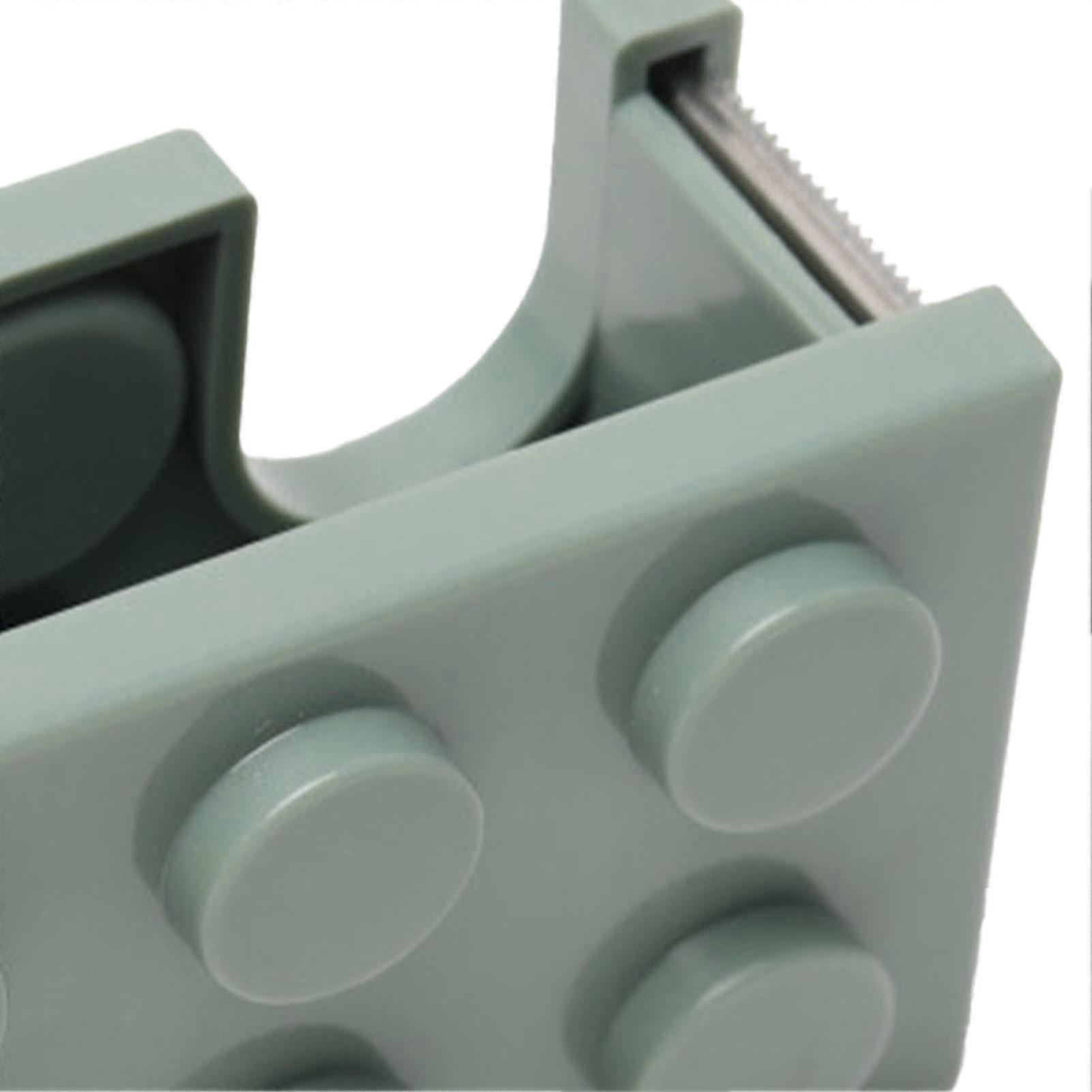 Tape Dispenser Cute Building Block Shape Easy Cutting Desk Tape Holder ...