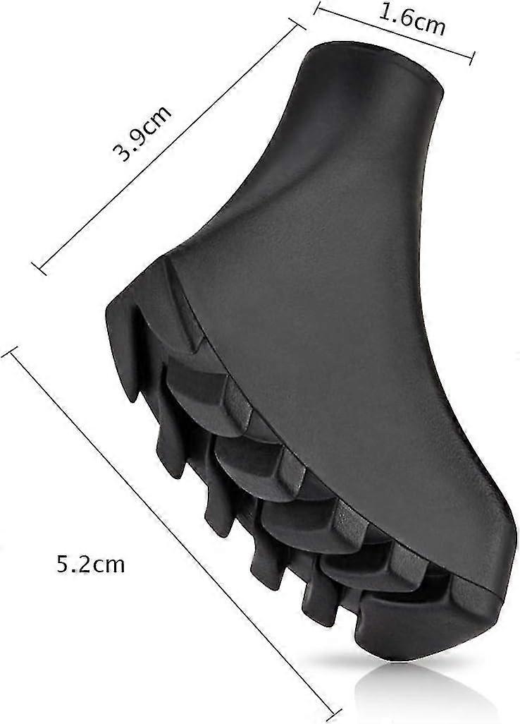 Nordic Walking Pads, 12 Pieces / 6 Pairs Asphaltic Rubber Pads For ...