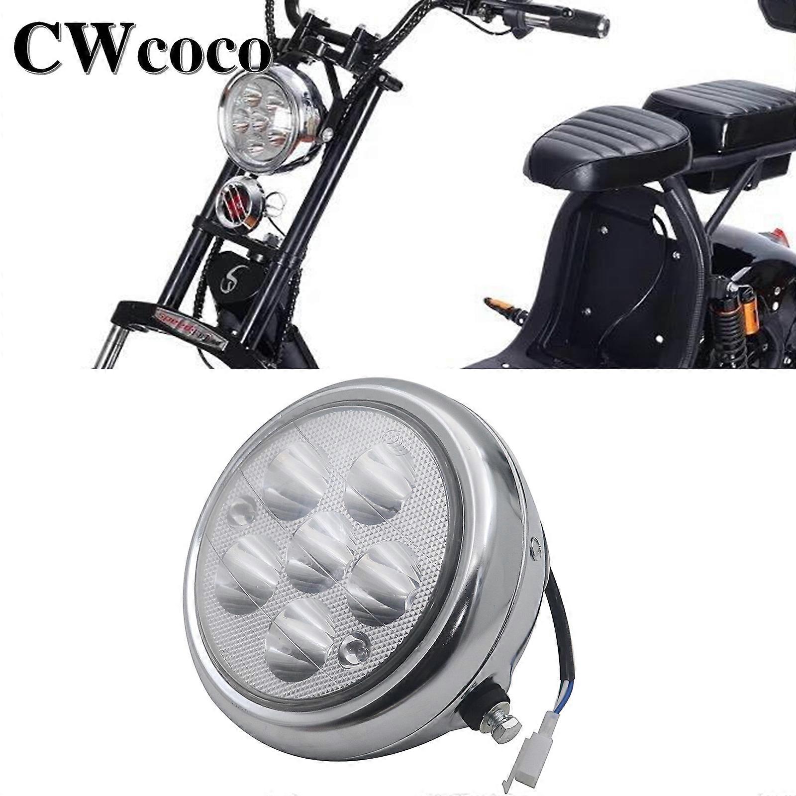 New Electric Scooter Headlight 12V-80V Universal Headlight Assembly For ...