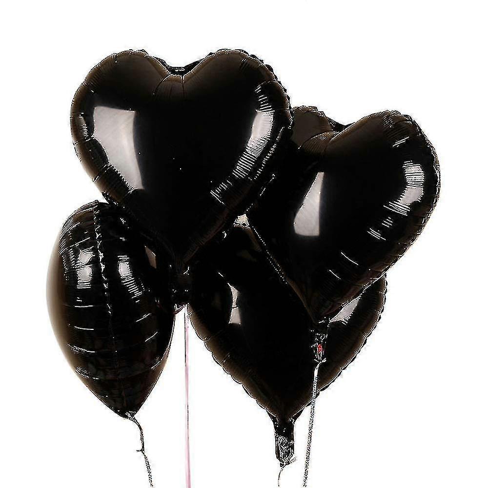 Heart Balloons 25 Pcs 18 Inch Foil Heart Balloons Helium Balloons Heart ...