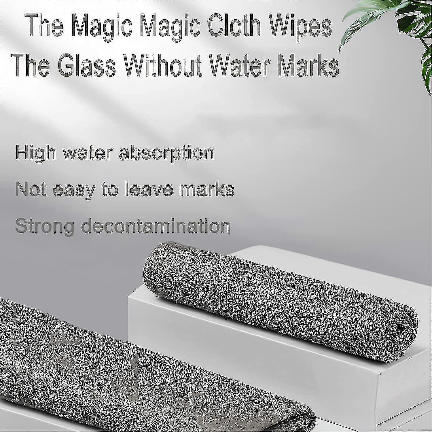 Magic Cleaning Cloth, Thickened Large Microfiber Glass Cleaning Cloth ...