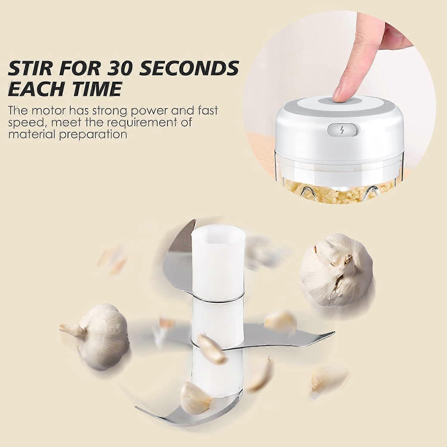 Electric Mini Food Chopper, Electric Garlic Chopper, Mini Food ...