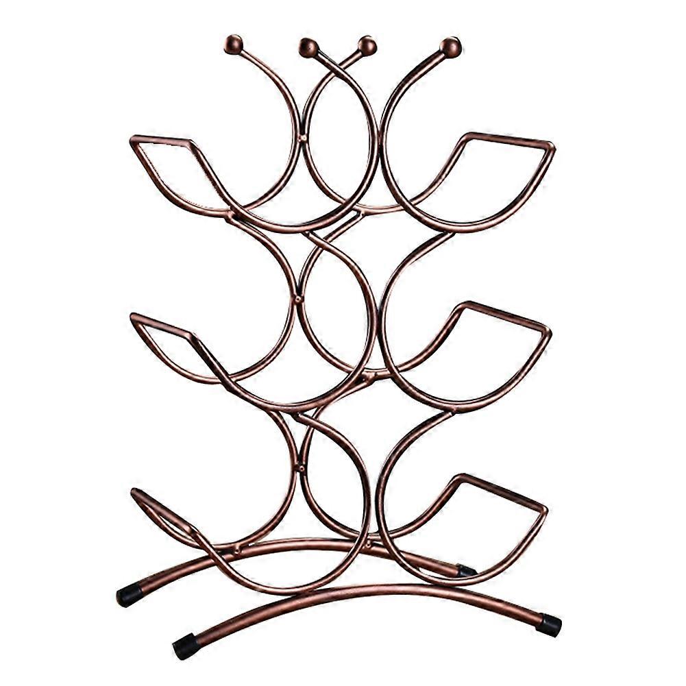 Branch Shaped Rack Iron Art Wine Display Rack Home Decoration Table ...