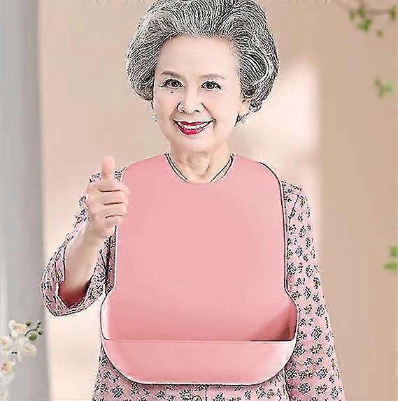 Washable Silicone Adult Bibs for Elderly, Adjustable Silicone Adult Bib ...