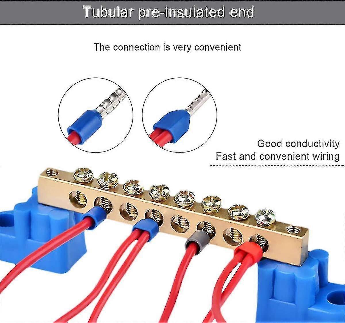 Crimp-Artery Sleeve Connector - 1200 Pieces, Large Range of Wire End ...