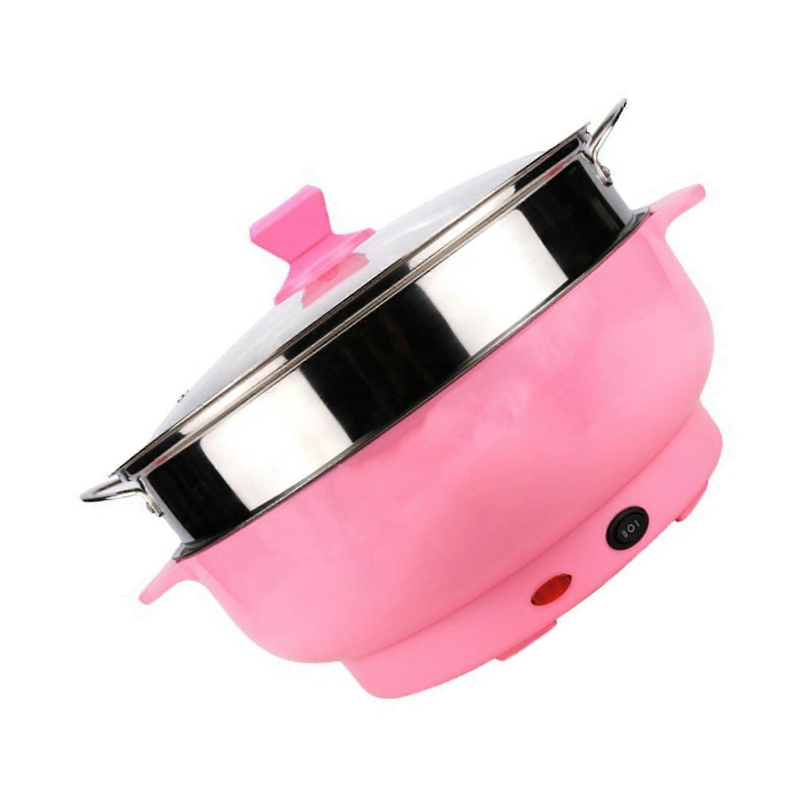 Electric Cooker with Steaming Pot 1000W Stainless Steel Large Capacity ...