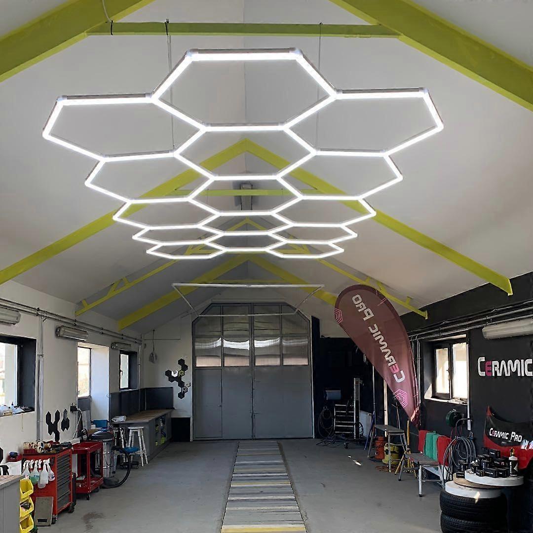 Hexagon Light Garage for Your Cool Workshop Gym Office Supermarket The ...