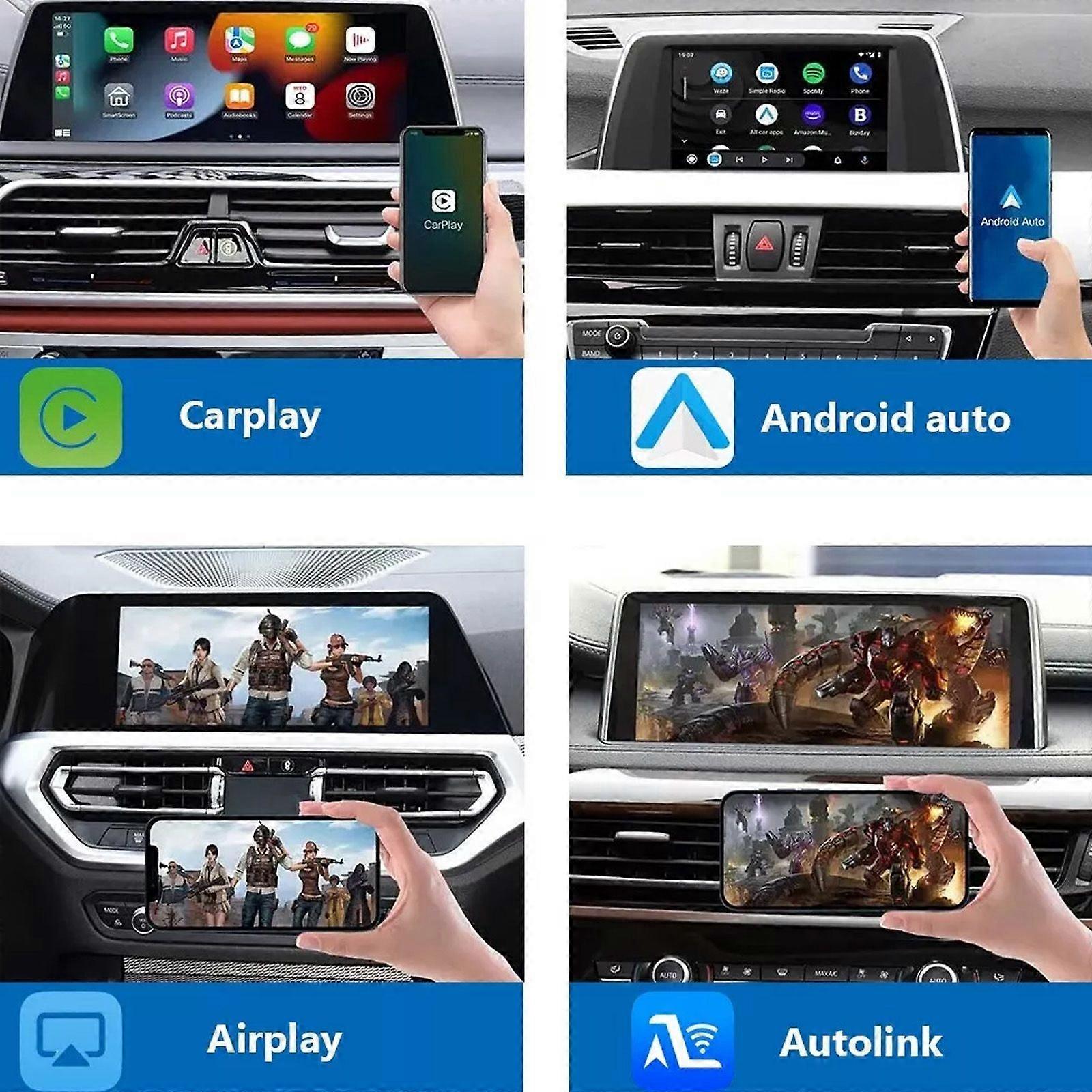 Wireless CarPlay Android Auto Retrofit Kit Decoder BOX For BMW NBT F10 ...