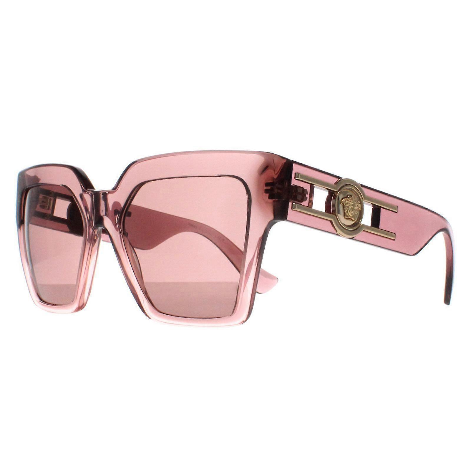 Versace Sunglasses VE4458 543573 Brown Transparent Light Brown | Fruugo UK