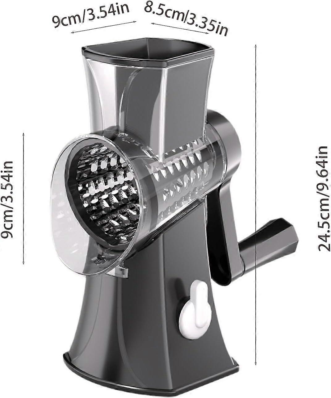 3 In 1 Rotary Cheese Grater Vegetable Slicer,2025 NEW 3 In 1 Cheese ...