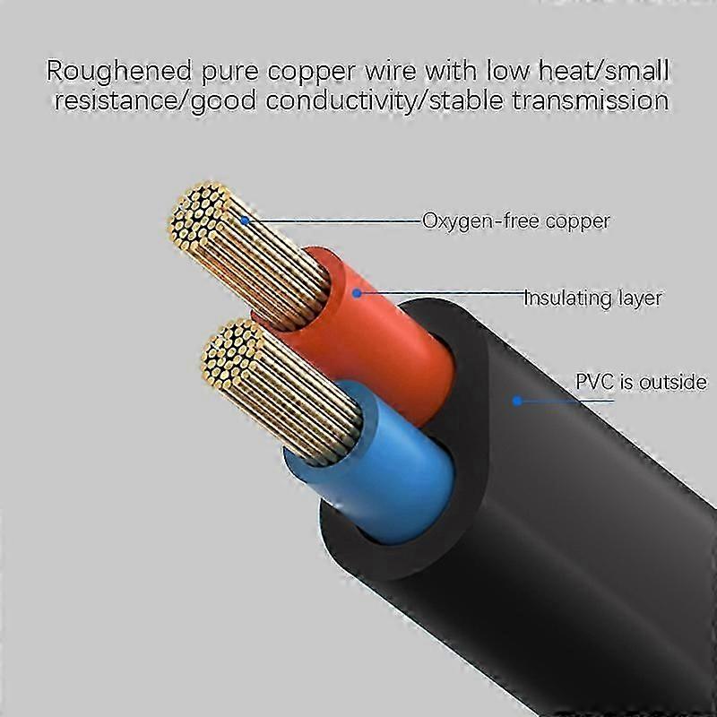 Power Extension Cord, Iec320 C7 to C8 Power Adapter Extension Cord with ...