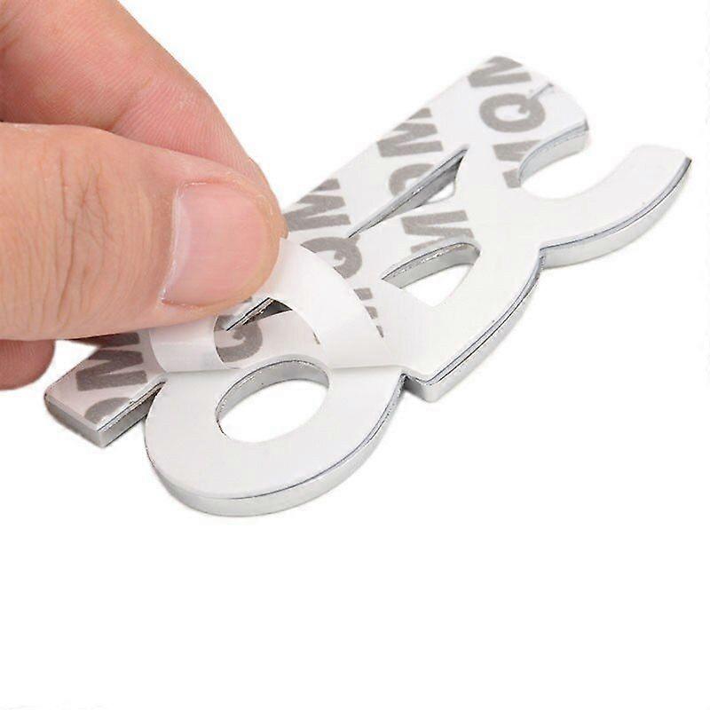 Car stickers OPC LINE 3D silver Metal Car Word letter metal Sticker ...