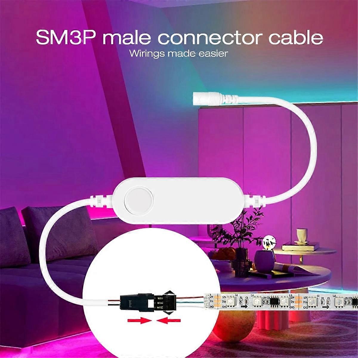 WLED ESP32 Mini LED Controller DC12-24V RGB IC Digital with Mic Sound ...