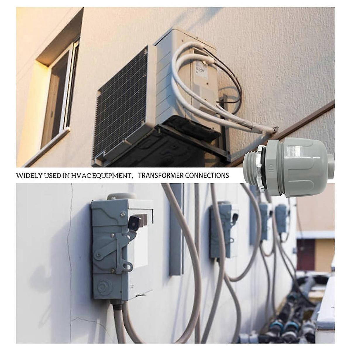 Liquid Tight Connectors - PVC Electrical Conduit Connectors | Fruugo UK