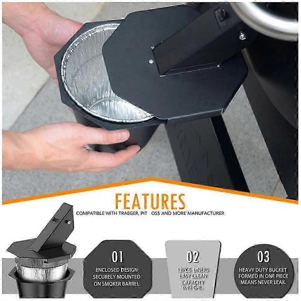 Pellet Grill, Grease Bucket For Traeger Drip Bucket | Fruugo UK