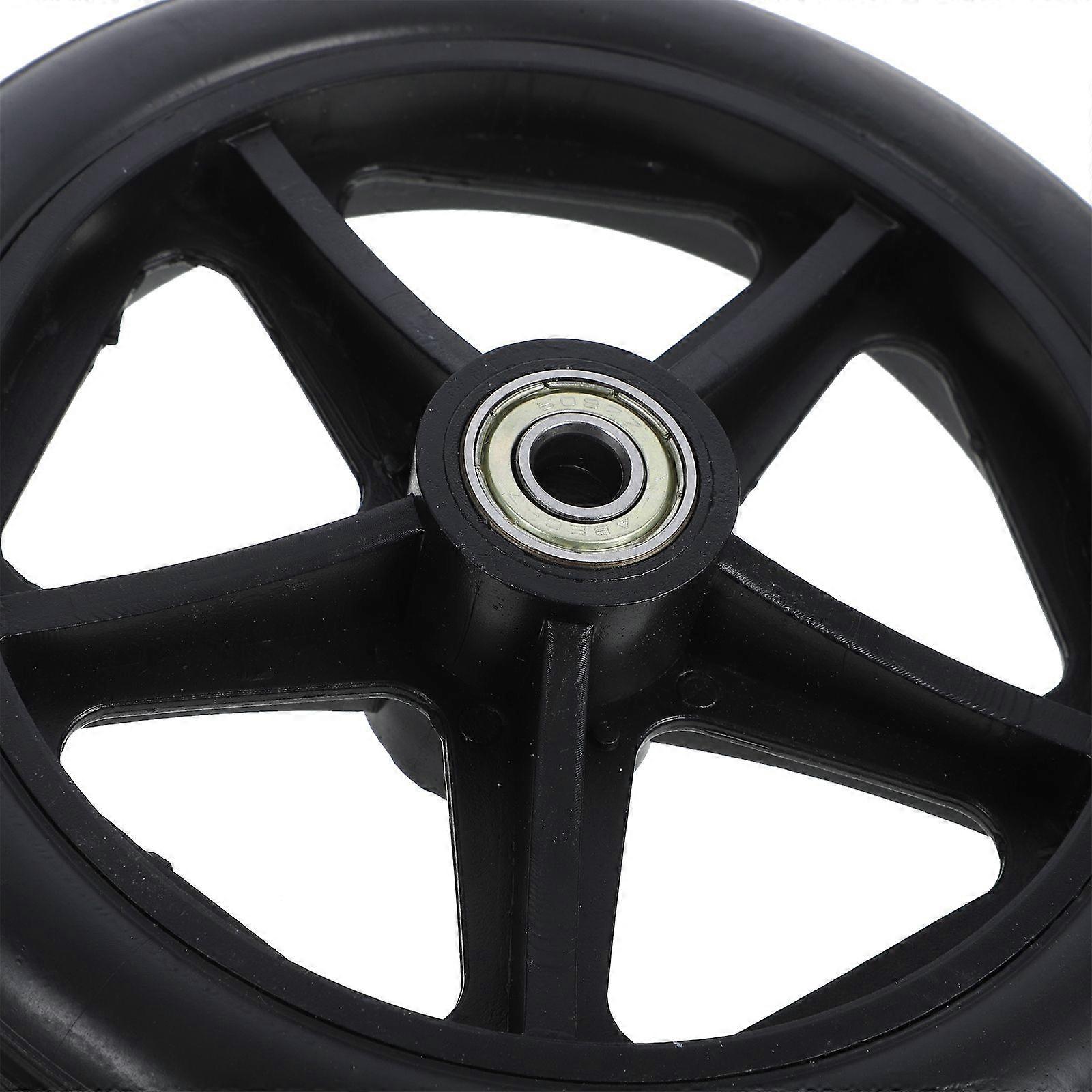 1 Set Wheelchair Wheel with Axle Front Wheel Replacement Wheelchair ...