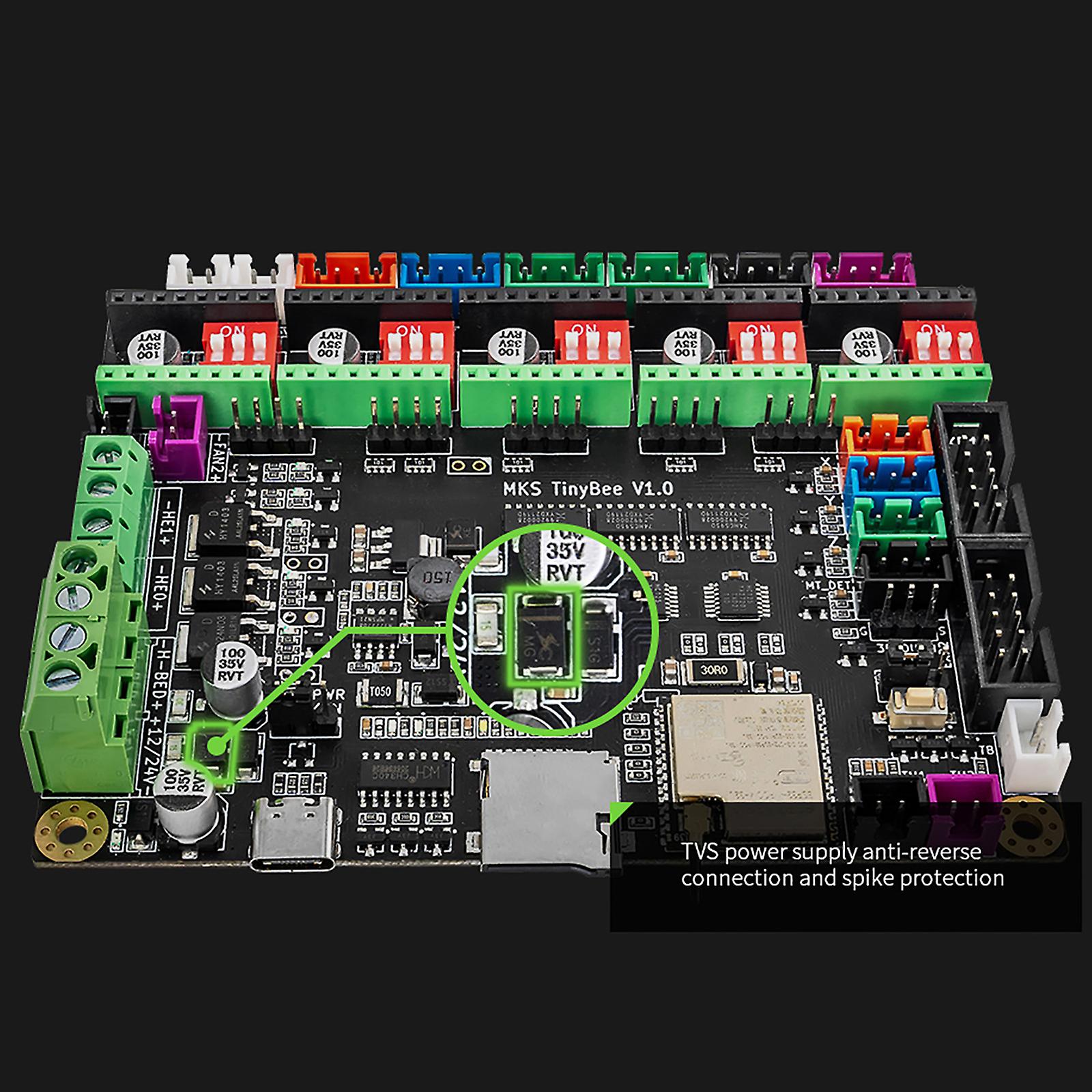 3d Printer Mks Tinybee Mainboard Esp32 Wifi Mcu Supports Marlin2.0 Firmware | Fruugo ES