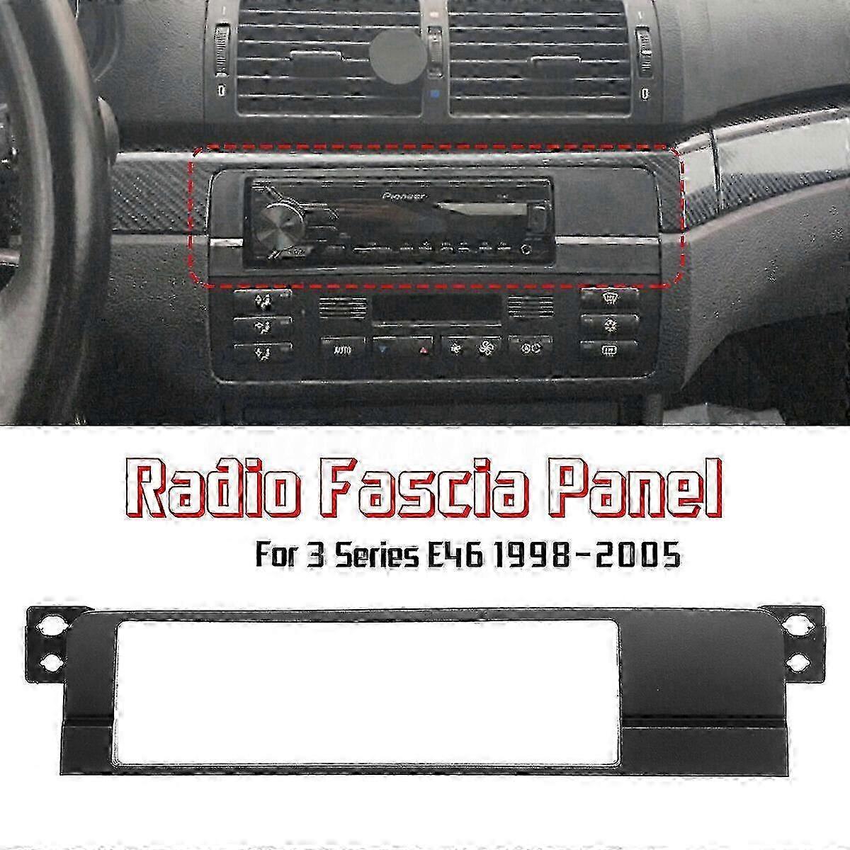 Mounting Trim Fascia Plate for 3 Series E46 1999-2006 Car Stereo ...