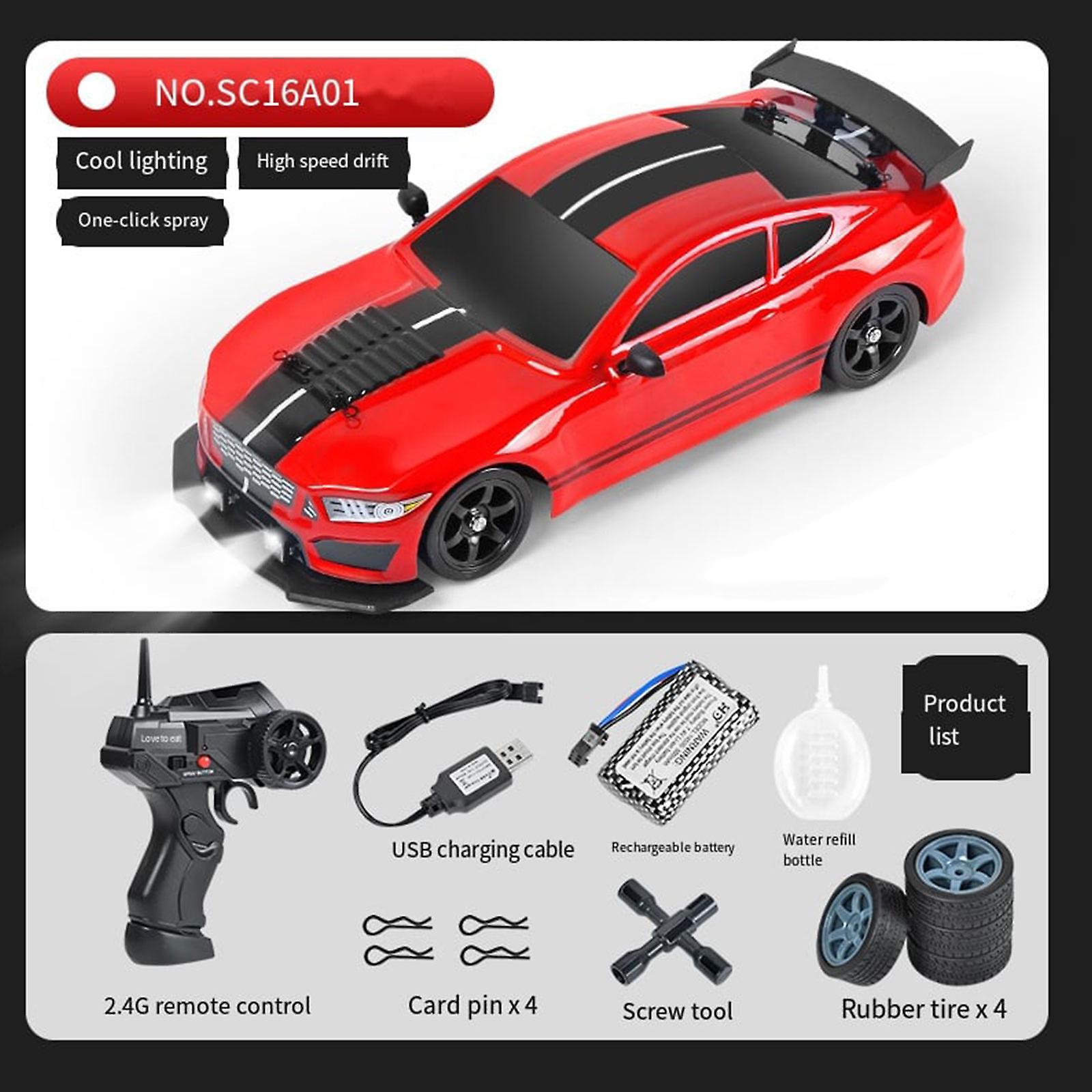 New Rc Car Rc Drift Car 1:16 Scale 4wd Remote Control Car With Led ...