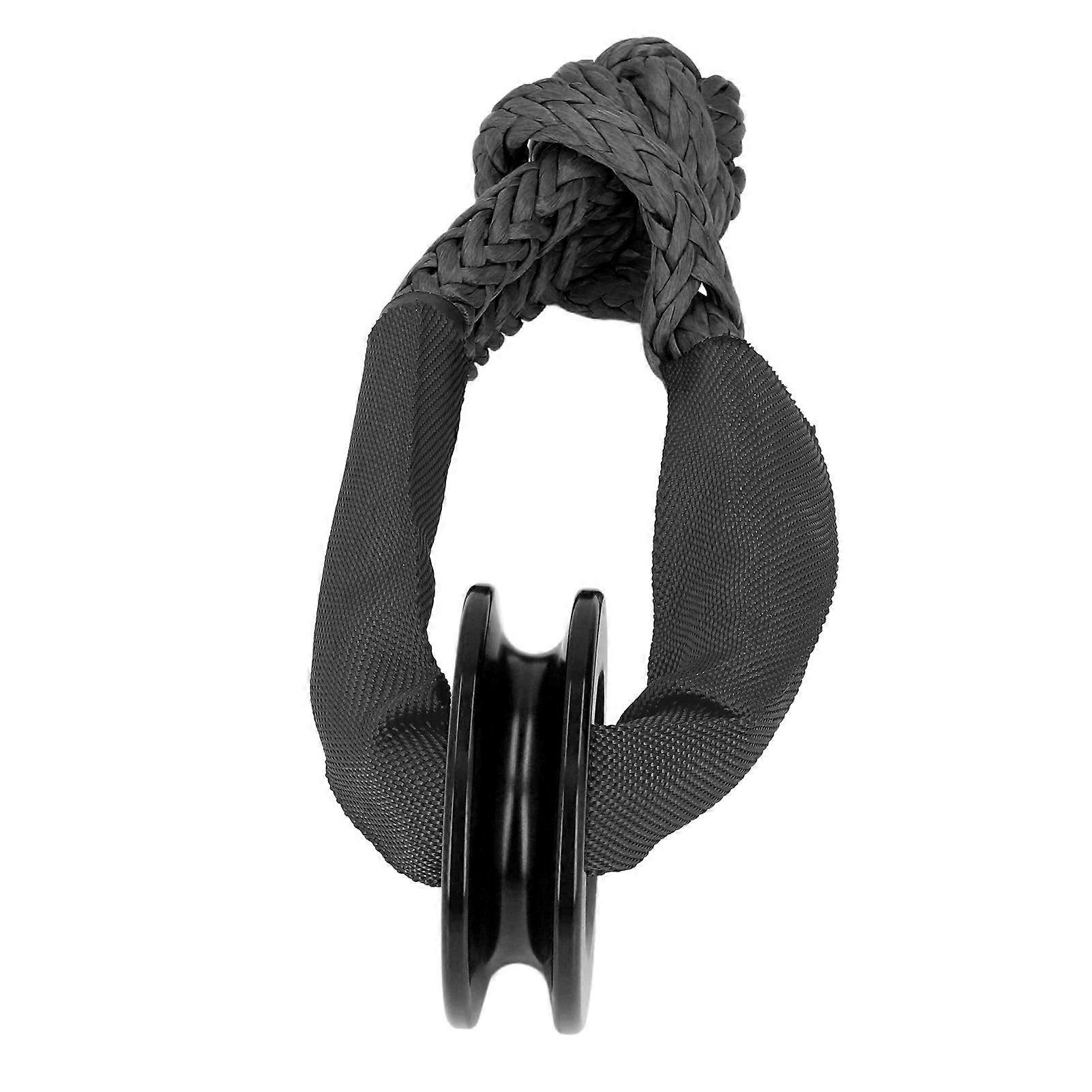 Recovery Ring Kit Synthetic Soft Shackle Rope Aluminium Alloy Snatch ...