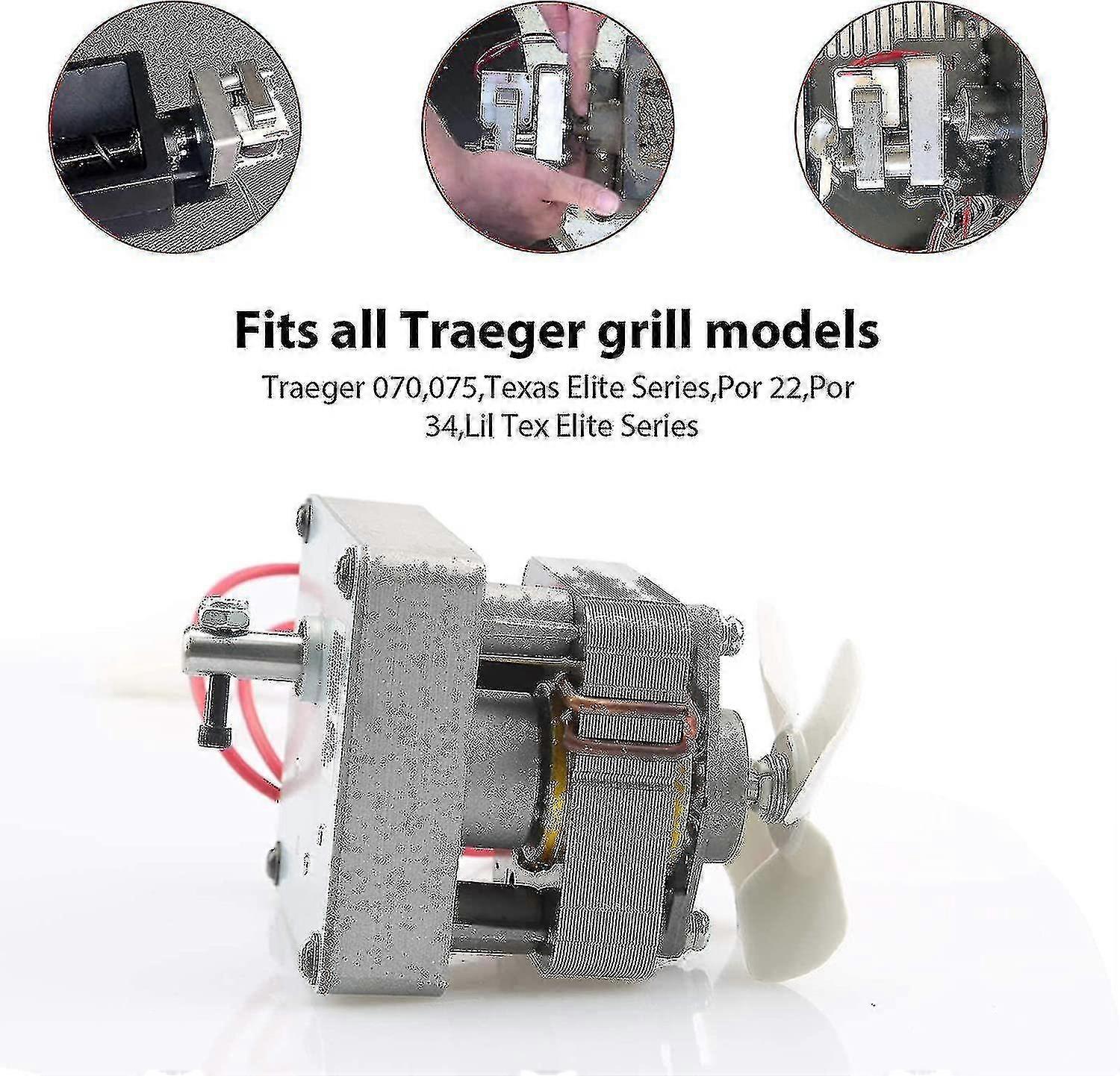 Auger Motor For Traeger Grill Models, Pit Boss Wood Pellet Grills ...