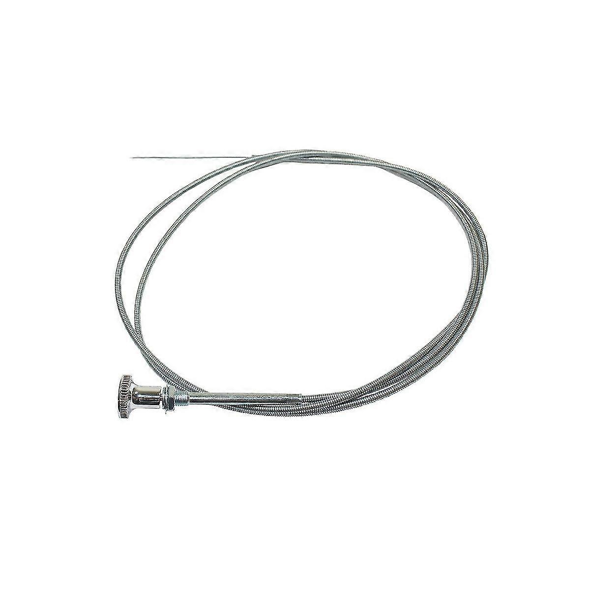 Chrome Universal 6 Ft Carburetor Cable Pull Throttle Cable for Hot Rat ...